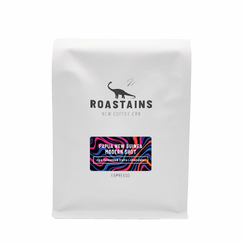 Kawa ziarnista Roastains Papua Nowa Gwinea Modern Shot ESPRESSO 1kg ...