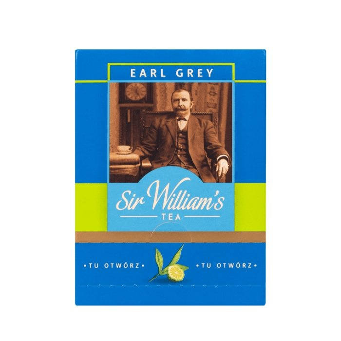 Czarna herbata Sir Williams Tea Earl Grey 15x2g - Konesso.pl