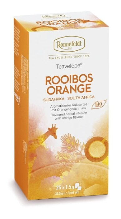 Herbata ziołowa Ronnefeldt Rooibos Orange 25x2,5g - Konesso.pl