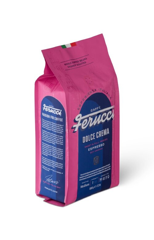 Kawa ziarnista Ferucci Dolce Crema 1kg - Konesso.pl