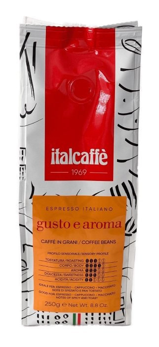 Kawa ziarnista Italcaffe Espresso Italiano Gusto e Aroma 250 - Konesso.pl