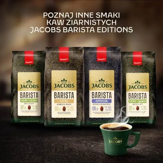 Kawa ziarnista Jacobs Barista Editions Espresso Italiano 1kg - Konesso.pl