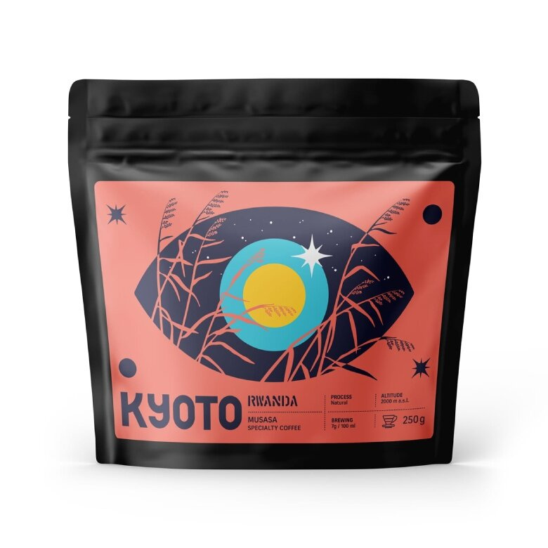 Kawa ziarnista KYOTO Rwanda Musasa 250g - NIEDOSTĘPNY - Konesso.pl
