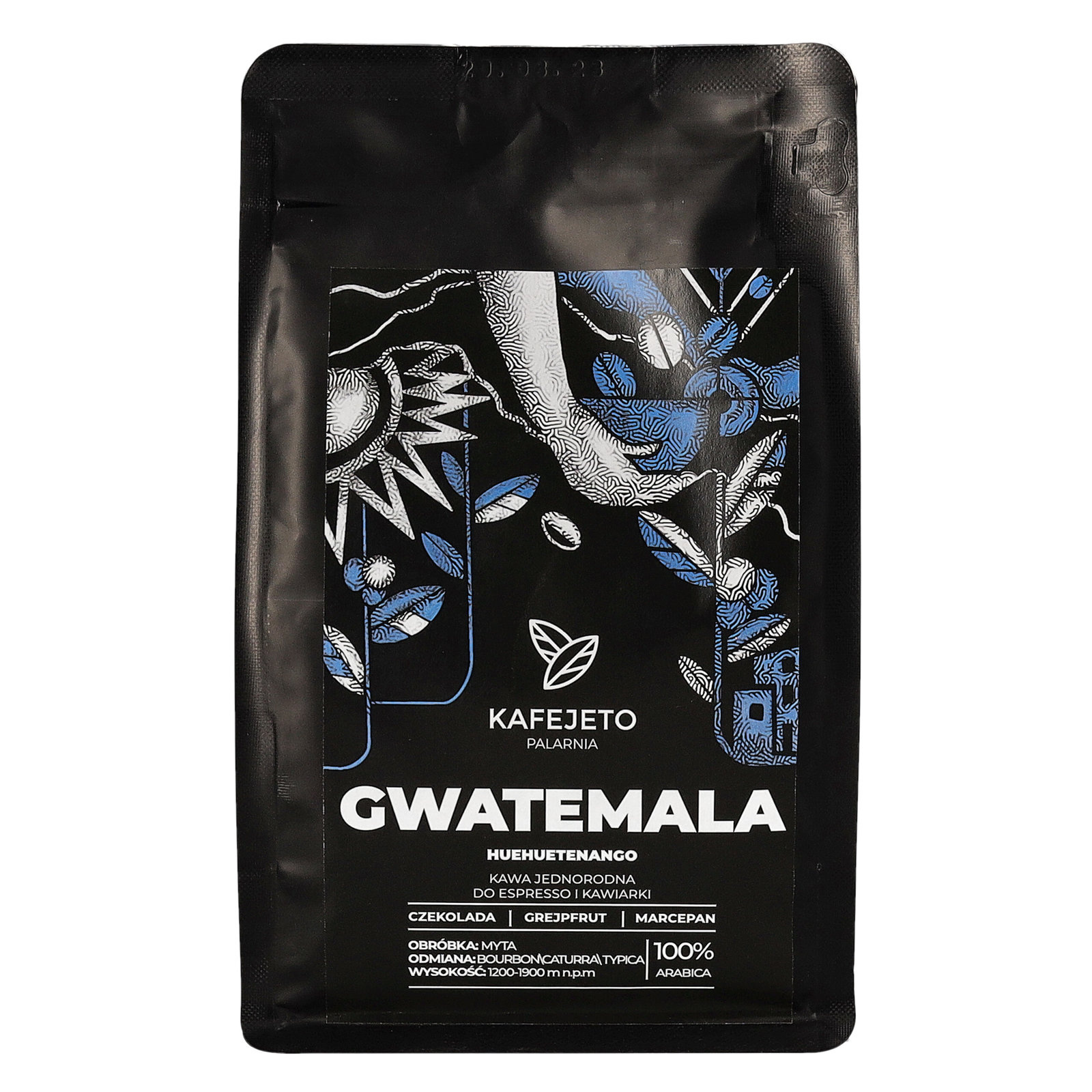 Kawa ziarnista Kafejeto Palarnia Gwatemala Huehuetenango ESPRESSO 250g ...