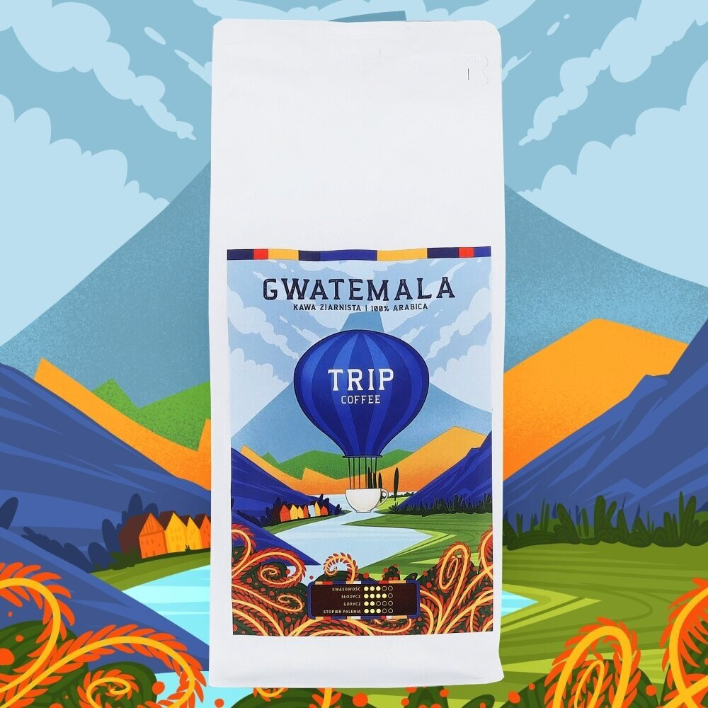 Kawa ziarnista Trip Coffee Gwatemala 1kg - Konesso.pl