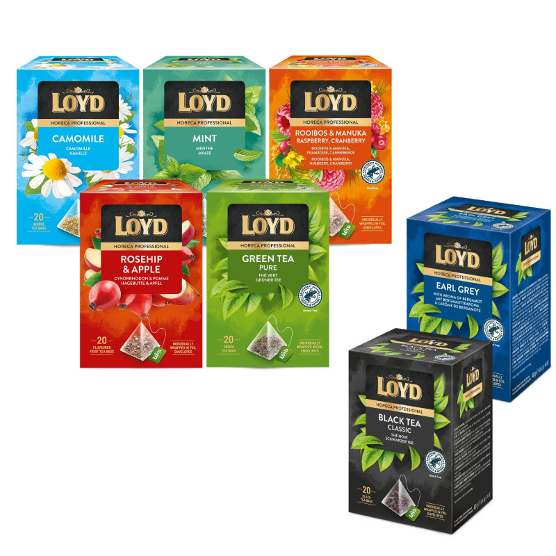 ZESTAW - Herbaty Loyd HORECA Professional - 7 sztuk - Konesso.pl