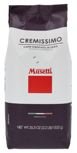 Kawa ziarnista Musetti Cremissimo 1kg - Konesso.pl