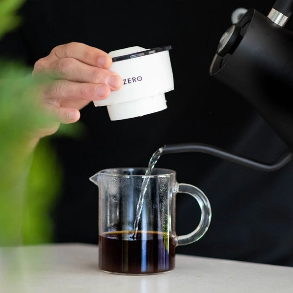 Zaparzacz Trinity Zero Coffee Press - Biały - Konesso.pl